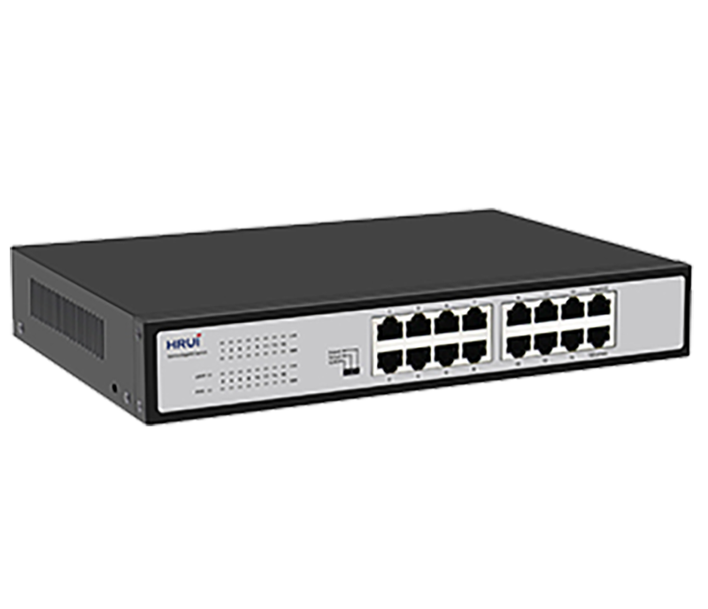HRUI 16-Port Full Gigabit Intelligent Ethernet Switch-PoE Switch and ...