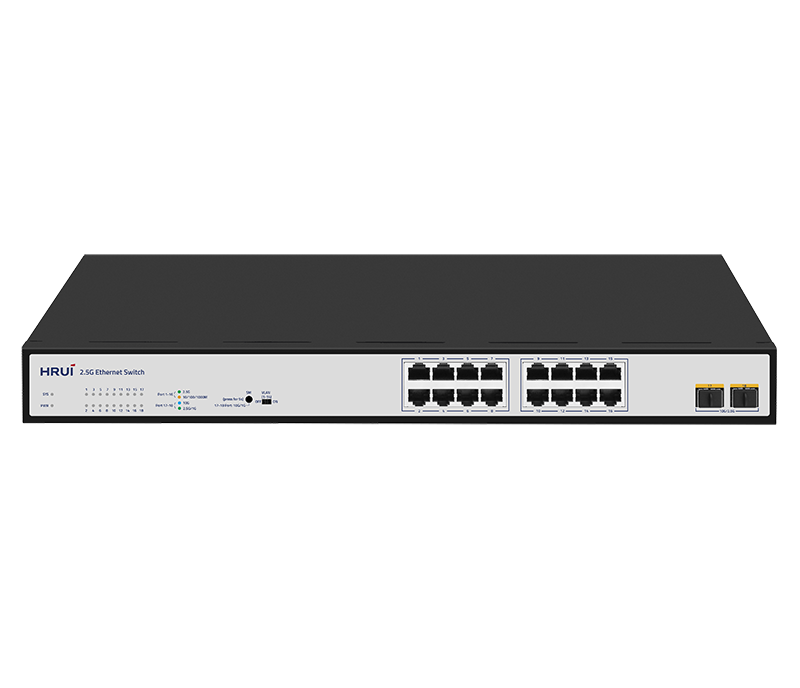 HRUI 18 Port 10G Uplink 2.5G Ethernet Switch-PoE Switch and Industrial ...