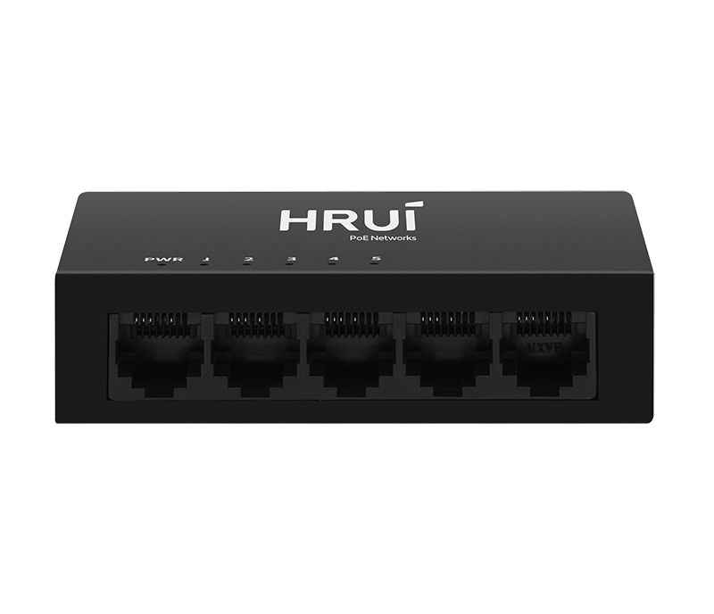 HRUI 5 Port Gigabit Ethernet Switch - HR-SWG0050-M | HRUI-PoE Switch ...
